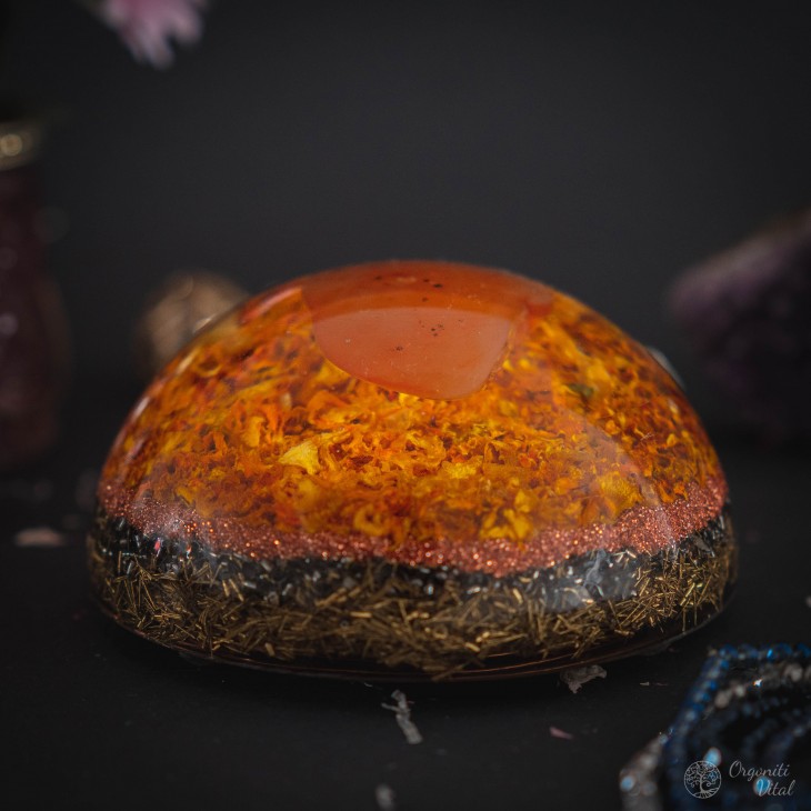 Magnezit - orgonit polobla