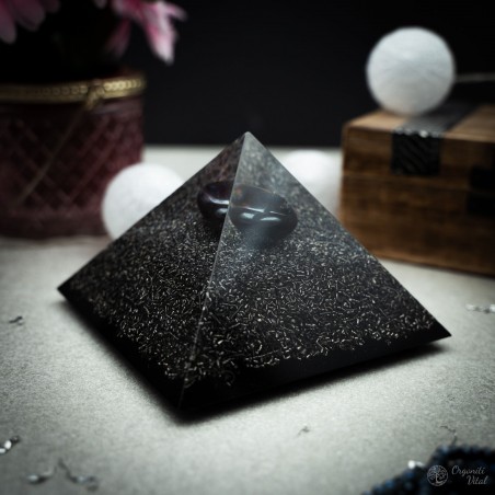 Hematite - Orgonite Pyramid