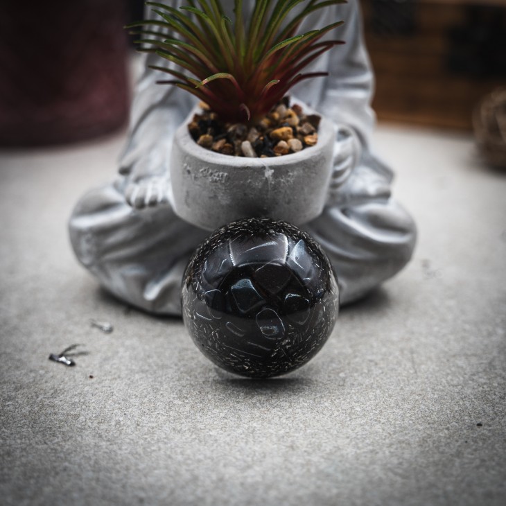 Hematit - orgonit polobla